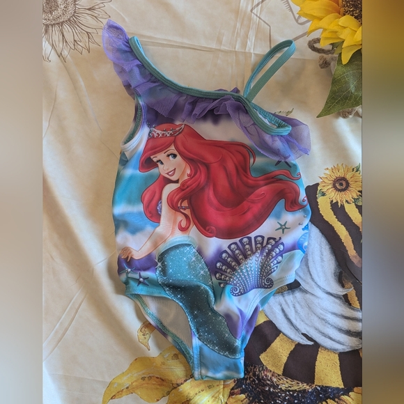 Disney | Swim | Disney Ariel Little Mermaid One Piece Swimsuit 2t ...